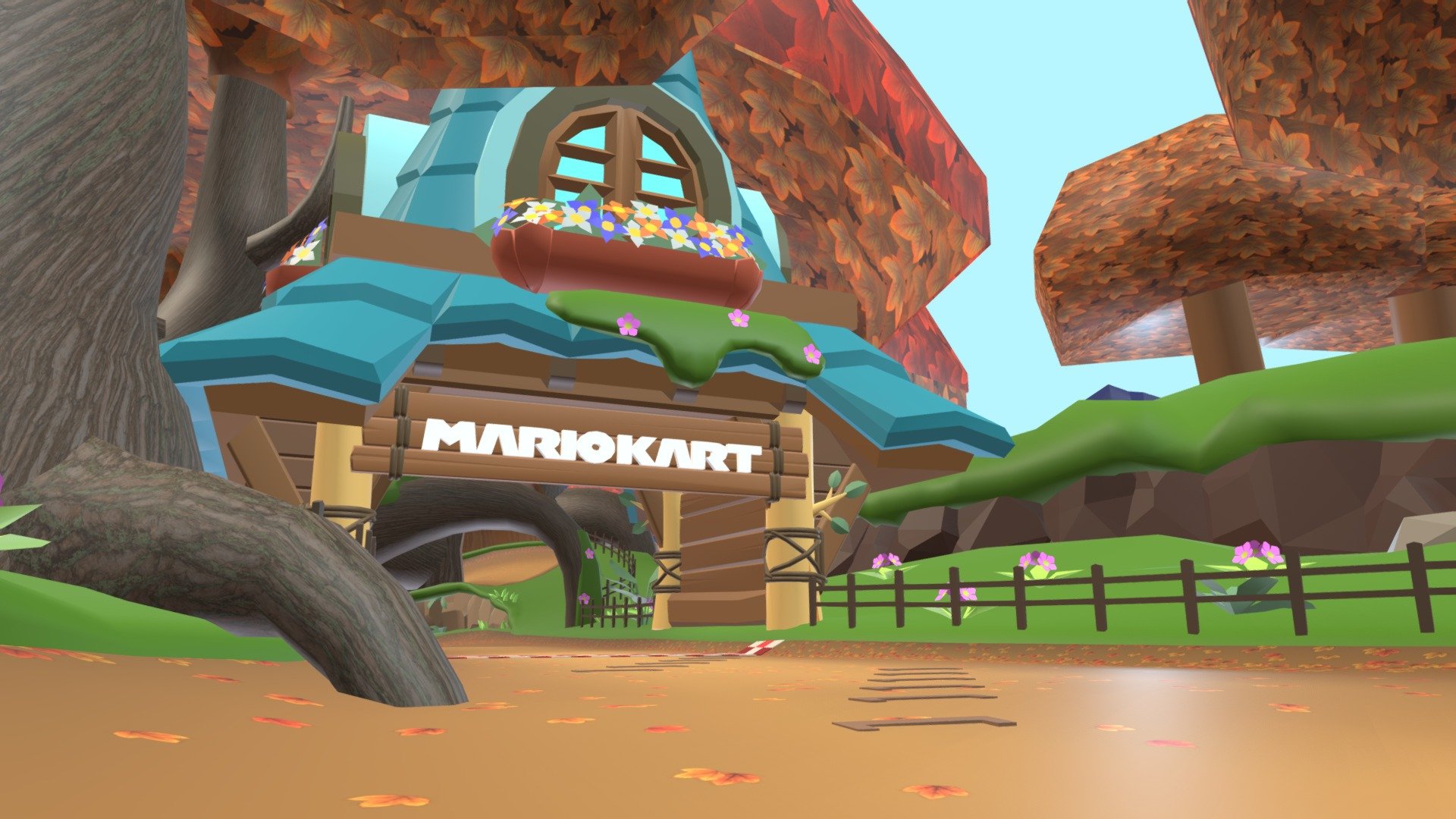 Mario Kart 8 Deluxe - Wii Maple Treeway - Download Free 3D model by ...