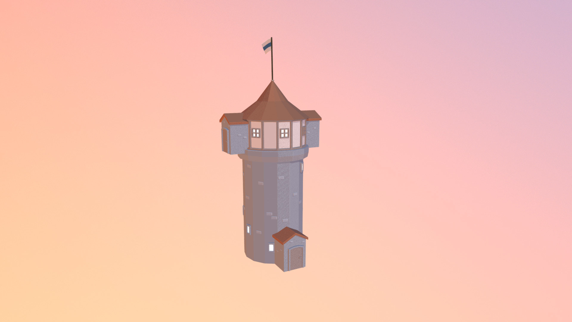 Trolling Around - Wall Tower - Download Free 3D model by Robert.Fraser ...