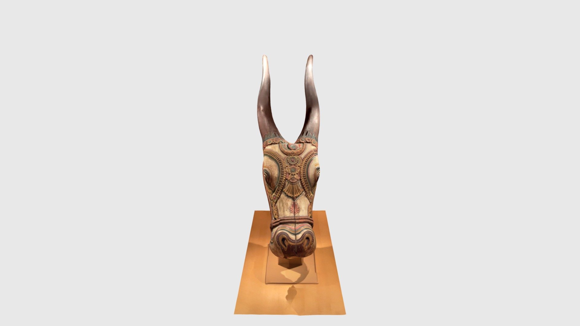 Wooden Nandi Head (VCU_3D_8253) - 3D model by Virtual Curation Lab ...