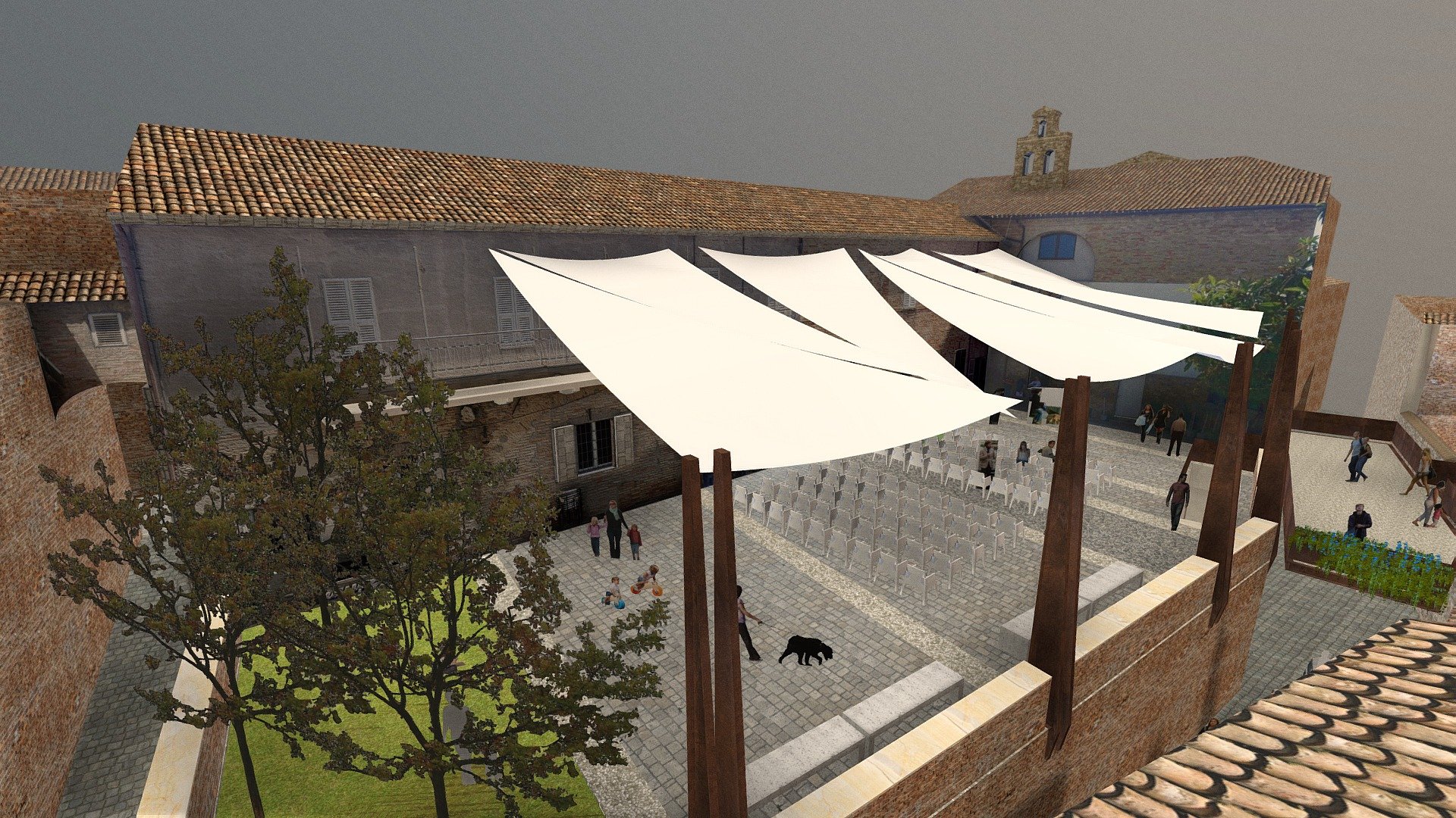Arena Sordi - progetto preliminare - Download Free 3D model by ...