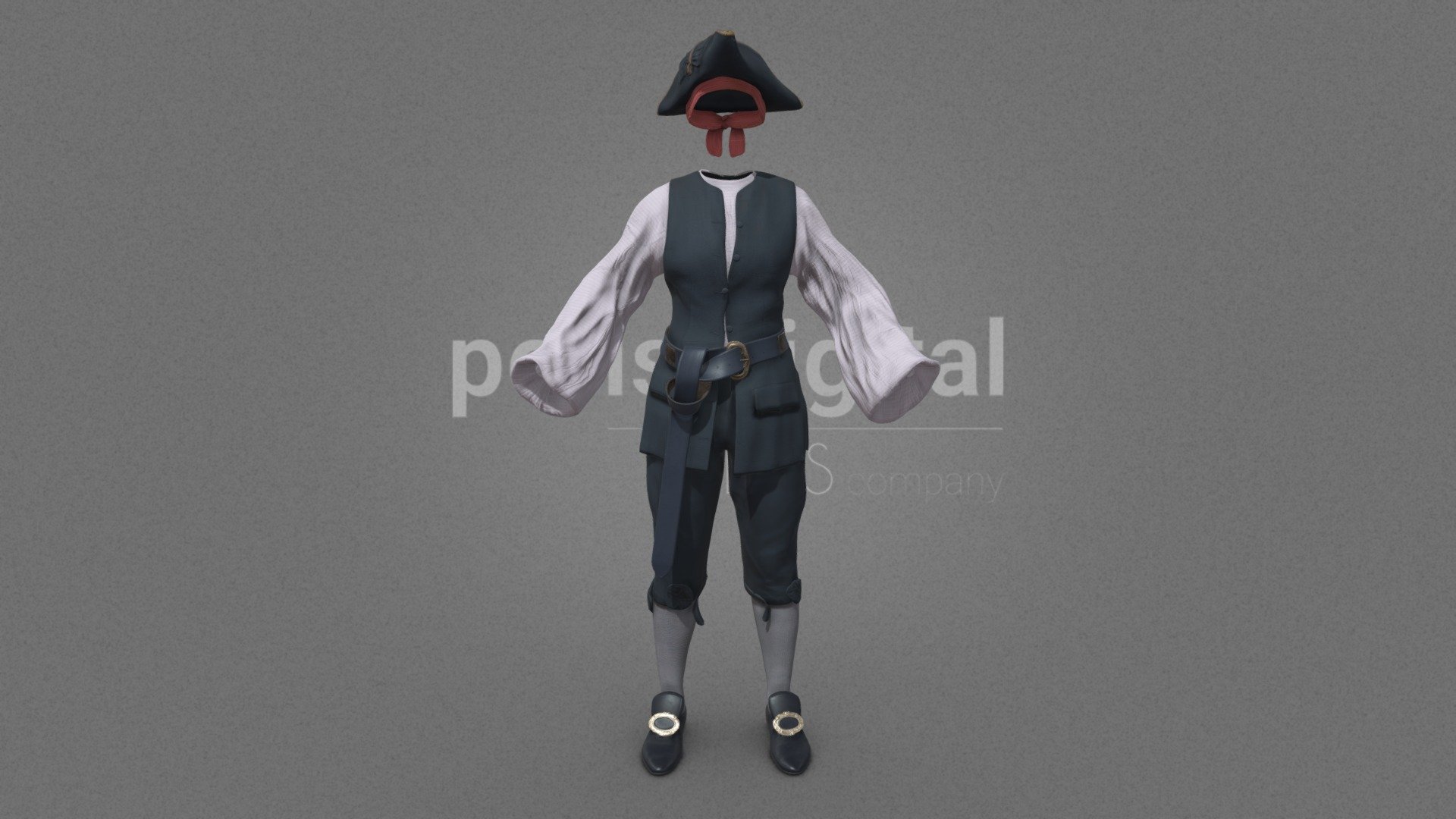 Pirate Series - Female - 3D model by Peris Digital (@perisdigital ...