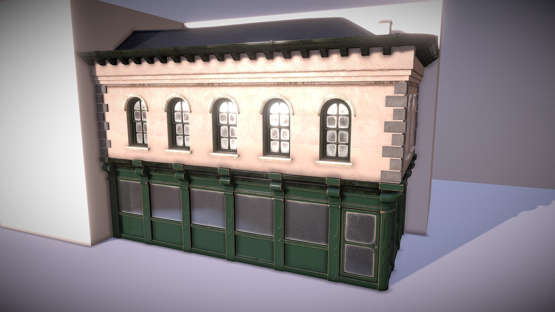 City building 01 FREE - Download Free 3D model by filthycent [4da60f0] - Sketchfab