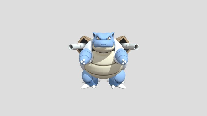 Blastoise 3D models - Sketchfab