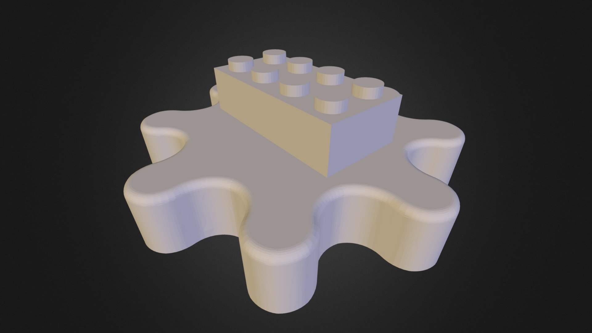 Funky Lego gear - 3D model by lanilabs [4da71c5] - Sketchfab