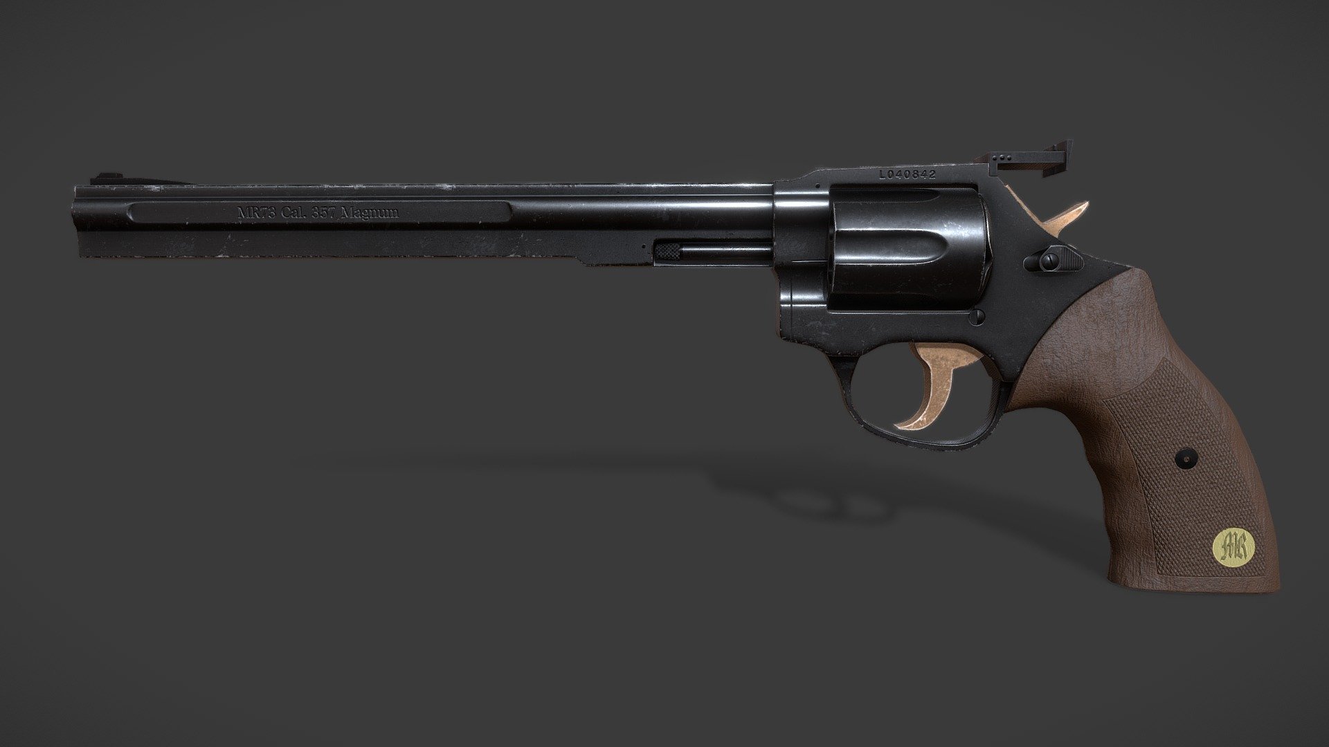 357 Manurhin MR73 Silhouette - UHD 2K - Buy Royalty Free 3D model by ...
