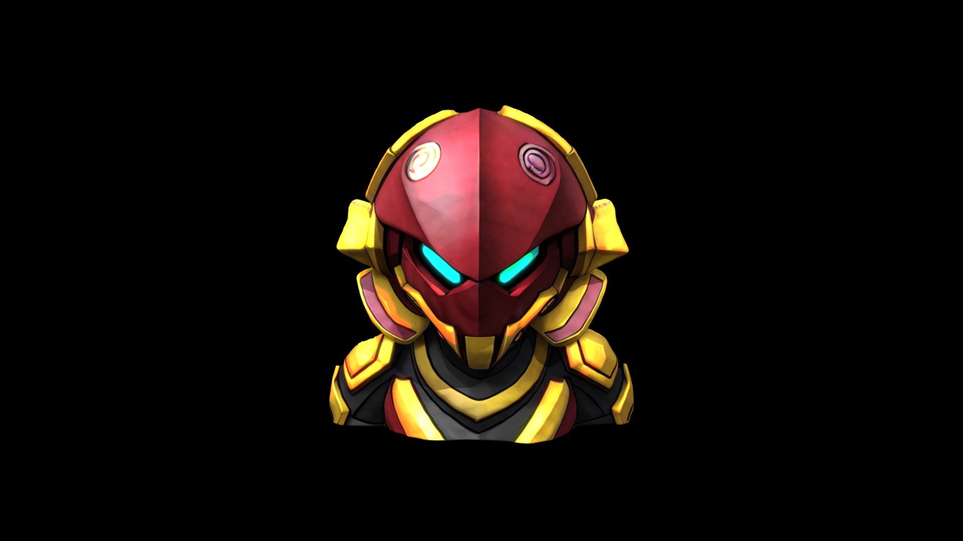 Helmet Mask Robot Cartoon 205 - Download Free 3D model by klrxyz ...