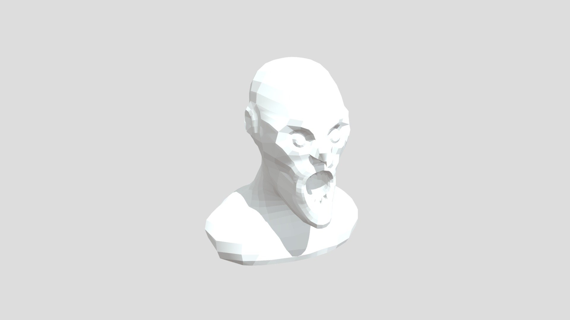 Zombie Head - 3D model by connorjamesbryant7 [4daa26d] - Sketchfab