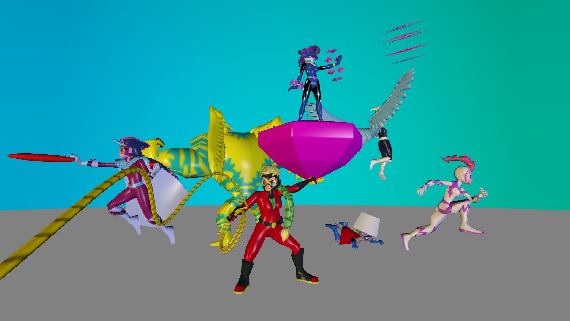 Human Power Ponies - 3D model by the_regressor (@the-regressor ...