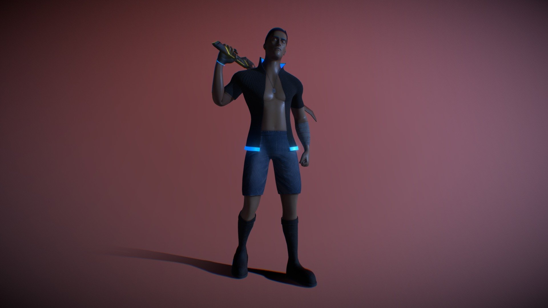 Neon Reaper (Reupload) - 3D model by Lucy (@lucyboyz) [4daa4da] - Sketchfab