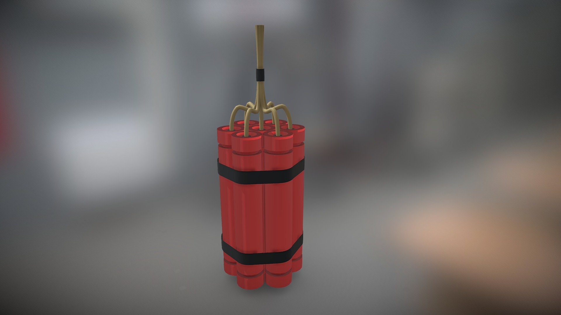 Dynamite - 3D model by Ruben_Loison [4dabd47] - Sketchfab