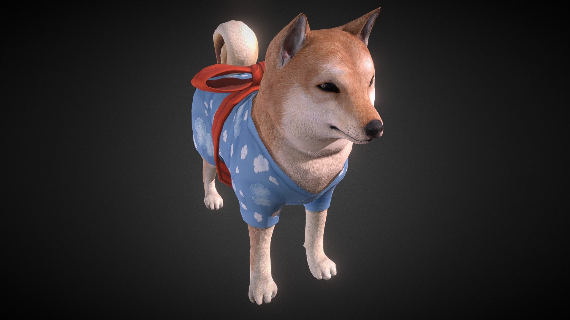 Shiba Inu - Buy Royalty Free 3D model by animod [4dac1bd] - Sketchfab Store