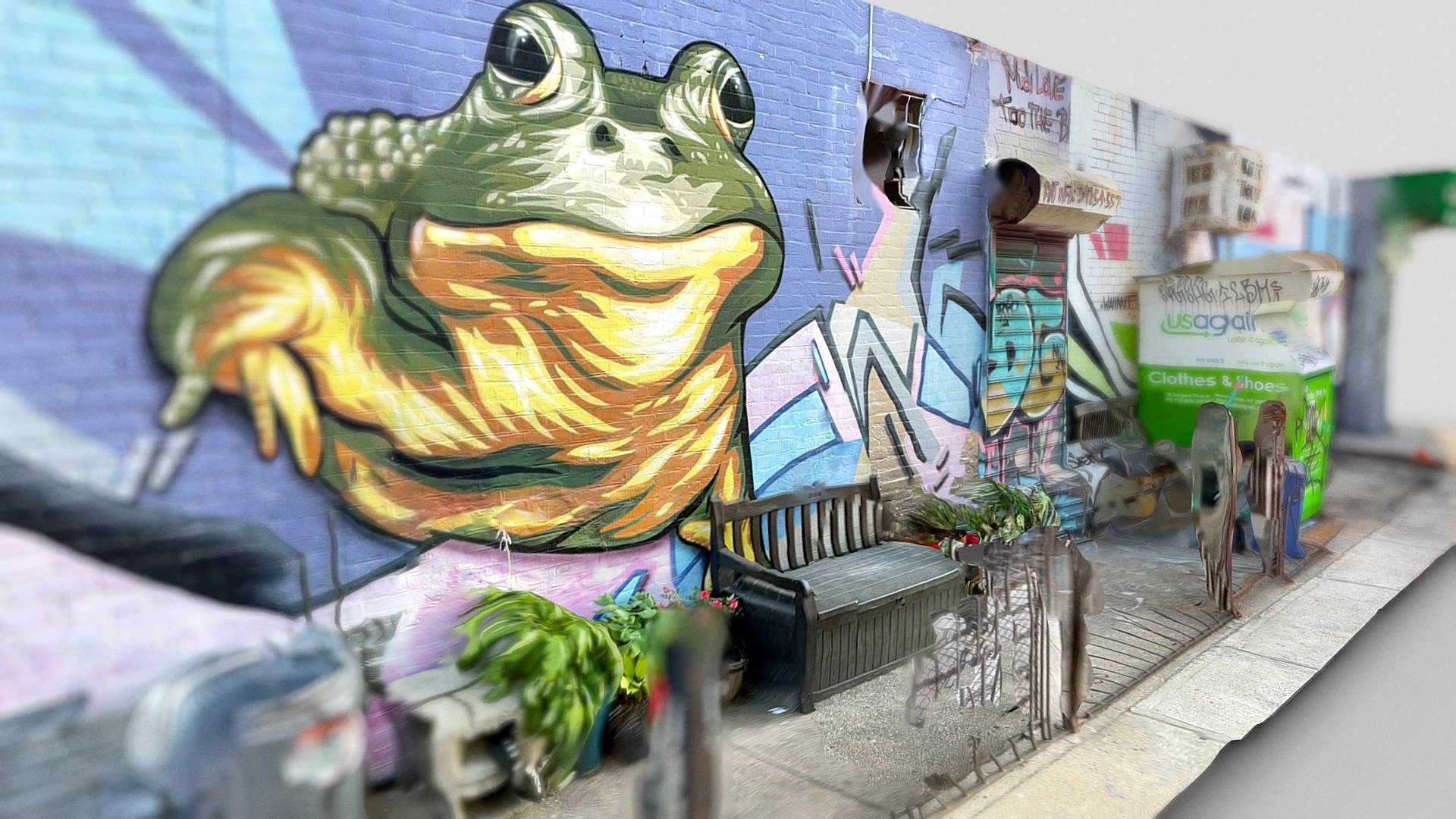 Day 177: Frog mural - Download Free 3D model by alban [4dae42c] - Sketchfab