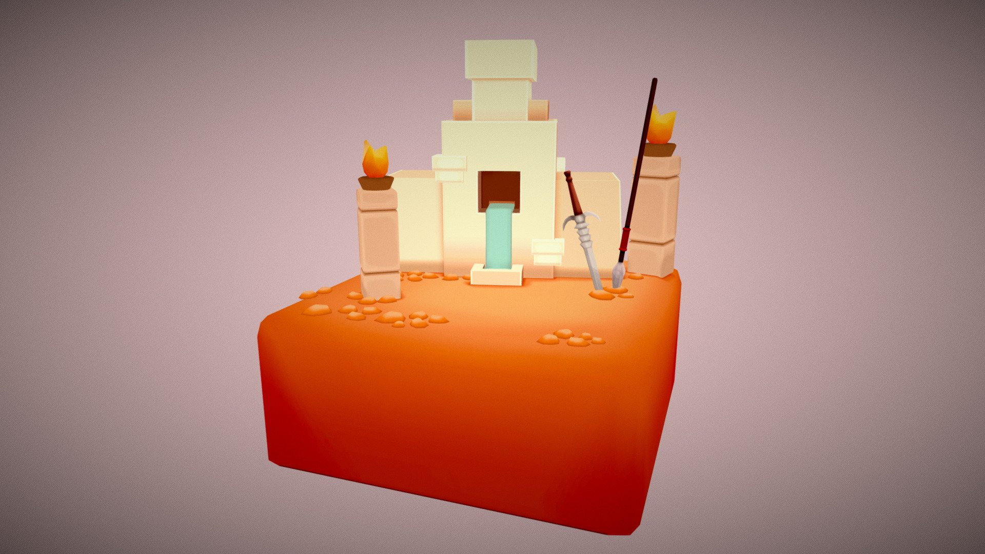 Sun Royale - Mini Scene - Arena - 3D model by Soot Potato (@arnonyx ...