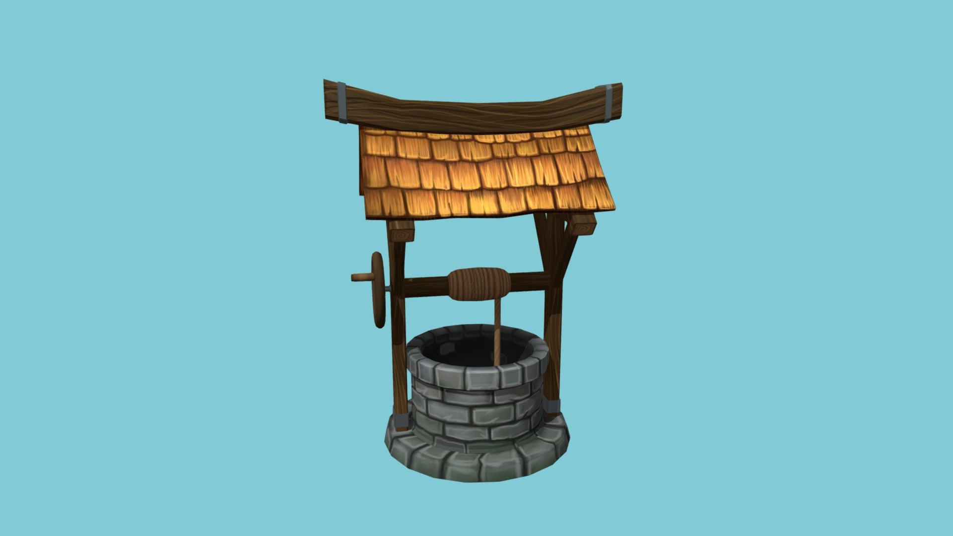 Stylized Well - 3D model by Felicia.Lindgren [4db0b8f] - Sketchfab