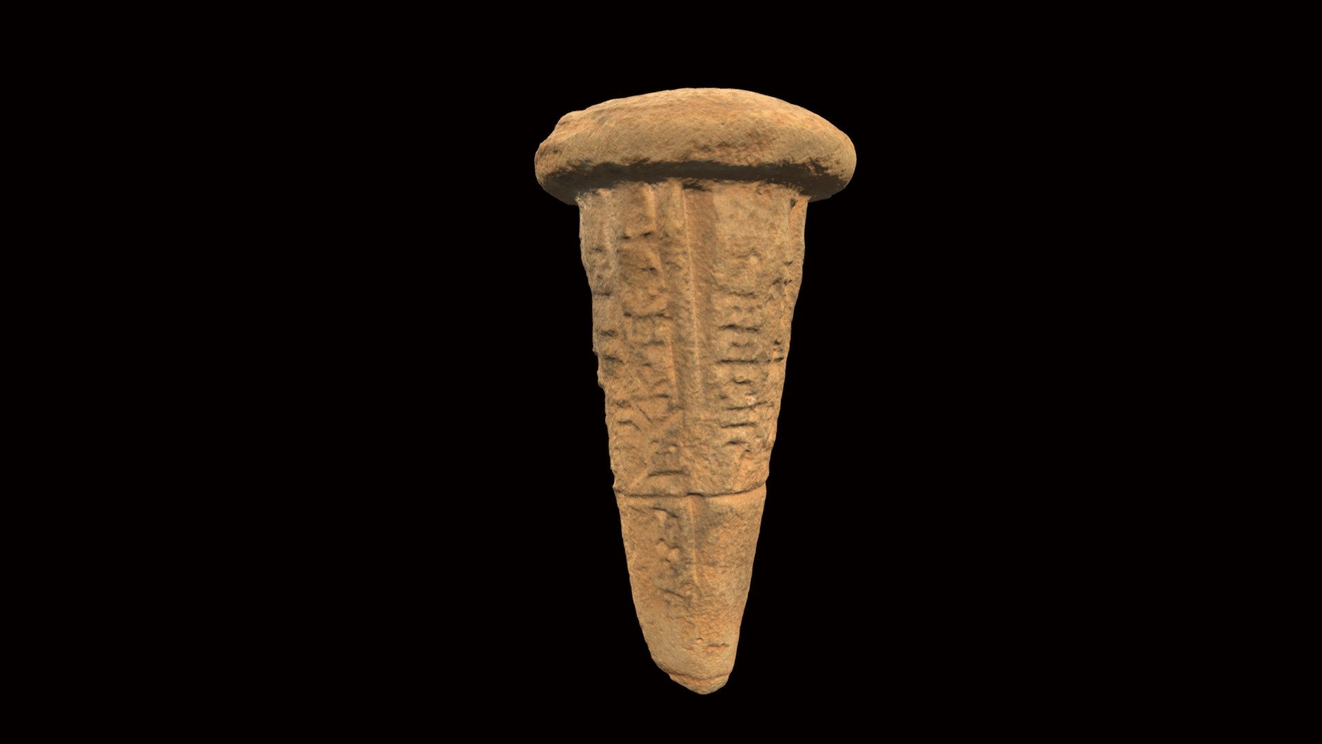 Cone HMANE1899.2.634 - 3D model by Harvard Museum of the Ancient Near ...