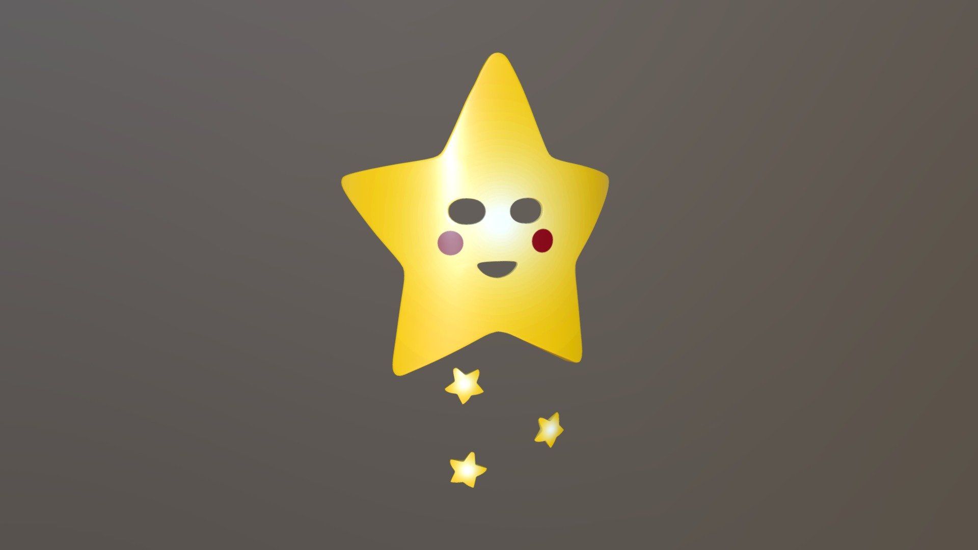 Smiley-star - 3D model by Mahmoud.Saeed [4db45e4] - Sketchfab