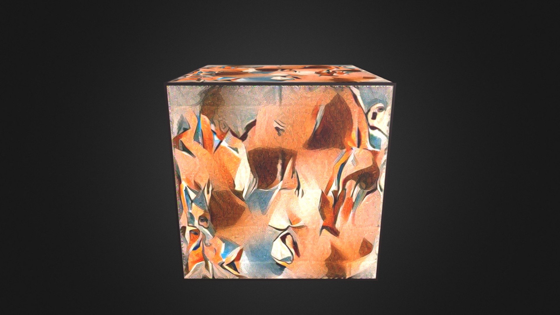 Picasso's cube - 3D model by Boutique AI (@boutiqueai) [4db6793 ...
