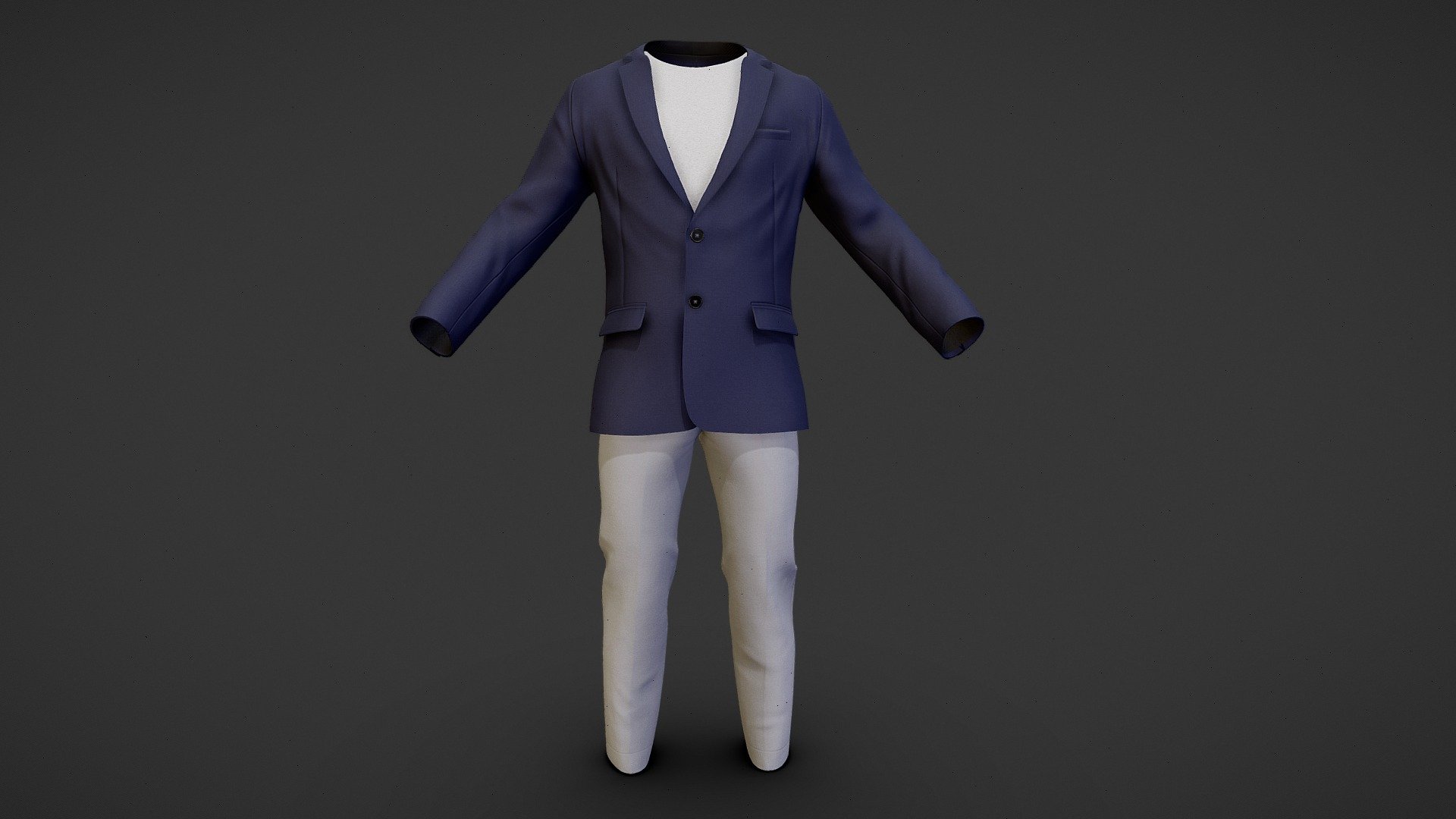 Fashion - Full Suit Set - 3D model by htech-sg [4db9f0f] - Sketchfab
