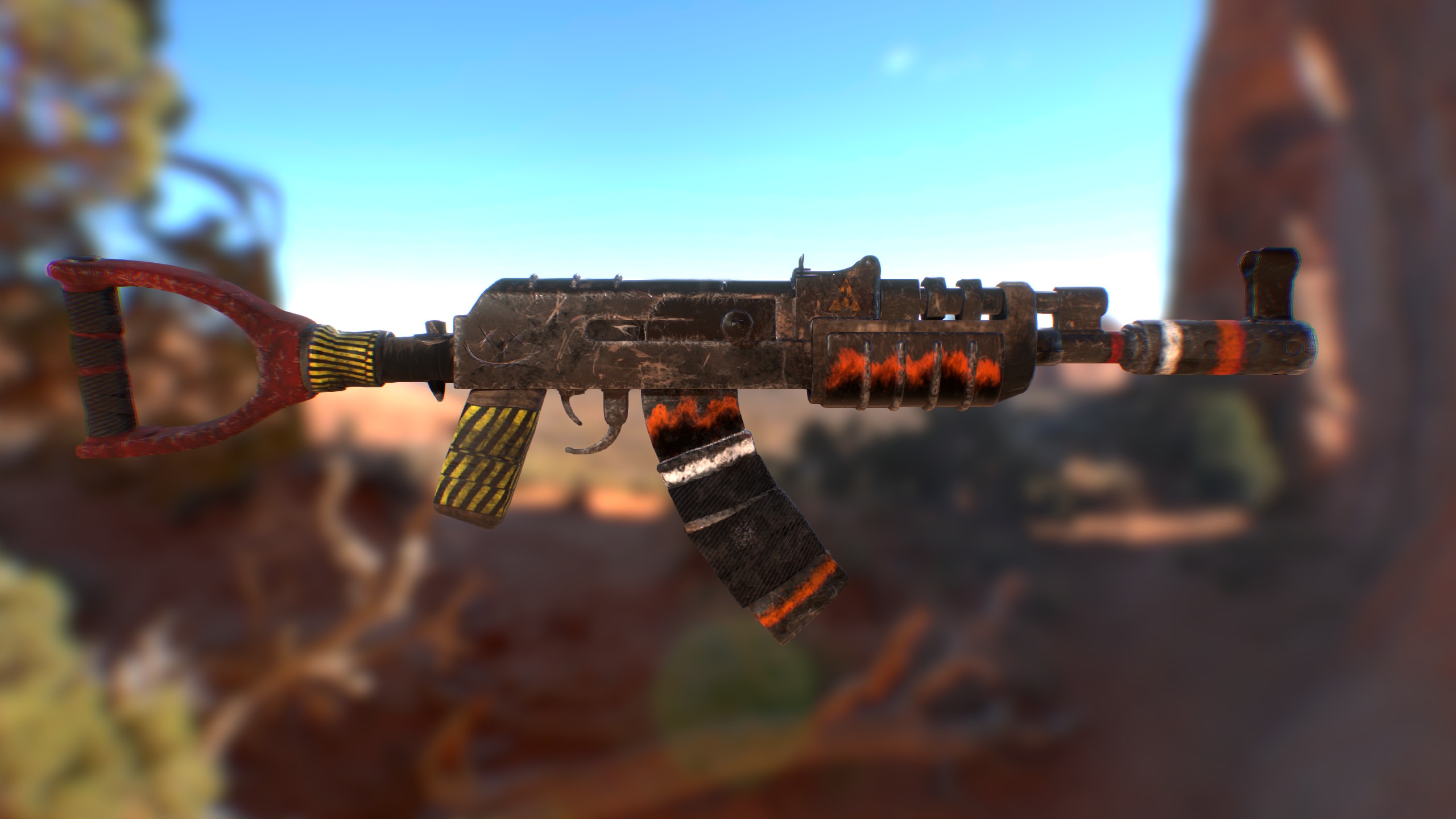 Ak47 - Fire Hazard - 3D model by subza [4dba773] - Sketchfab