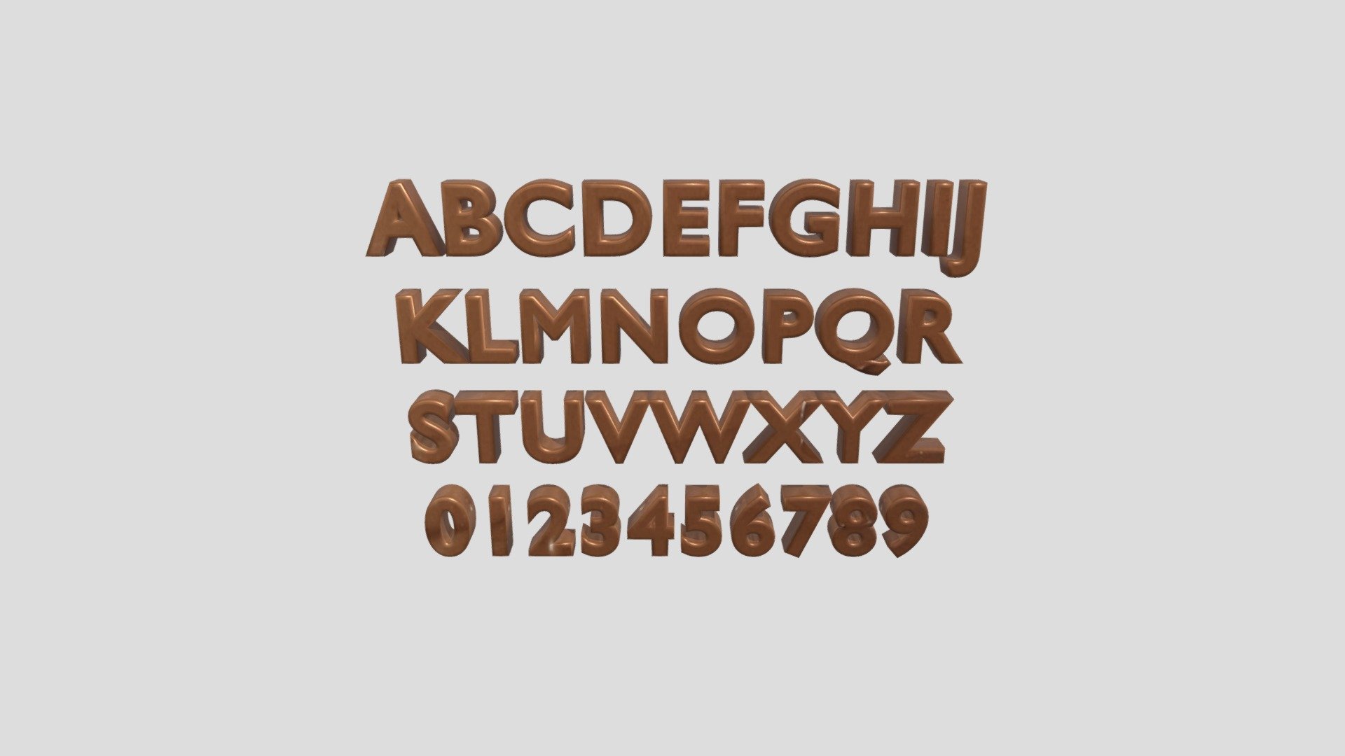 Alphabet Typeface - Download Free 3D model by ltkc.online [4dbc6bc ...