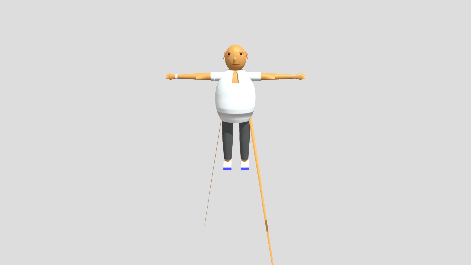 Cartoon Boy Like Mjo Low poly Character - 3D model by ...