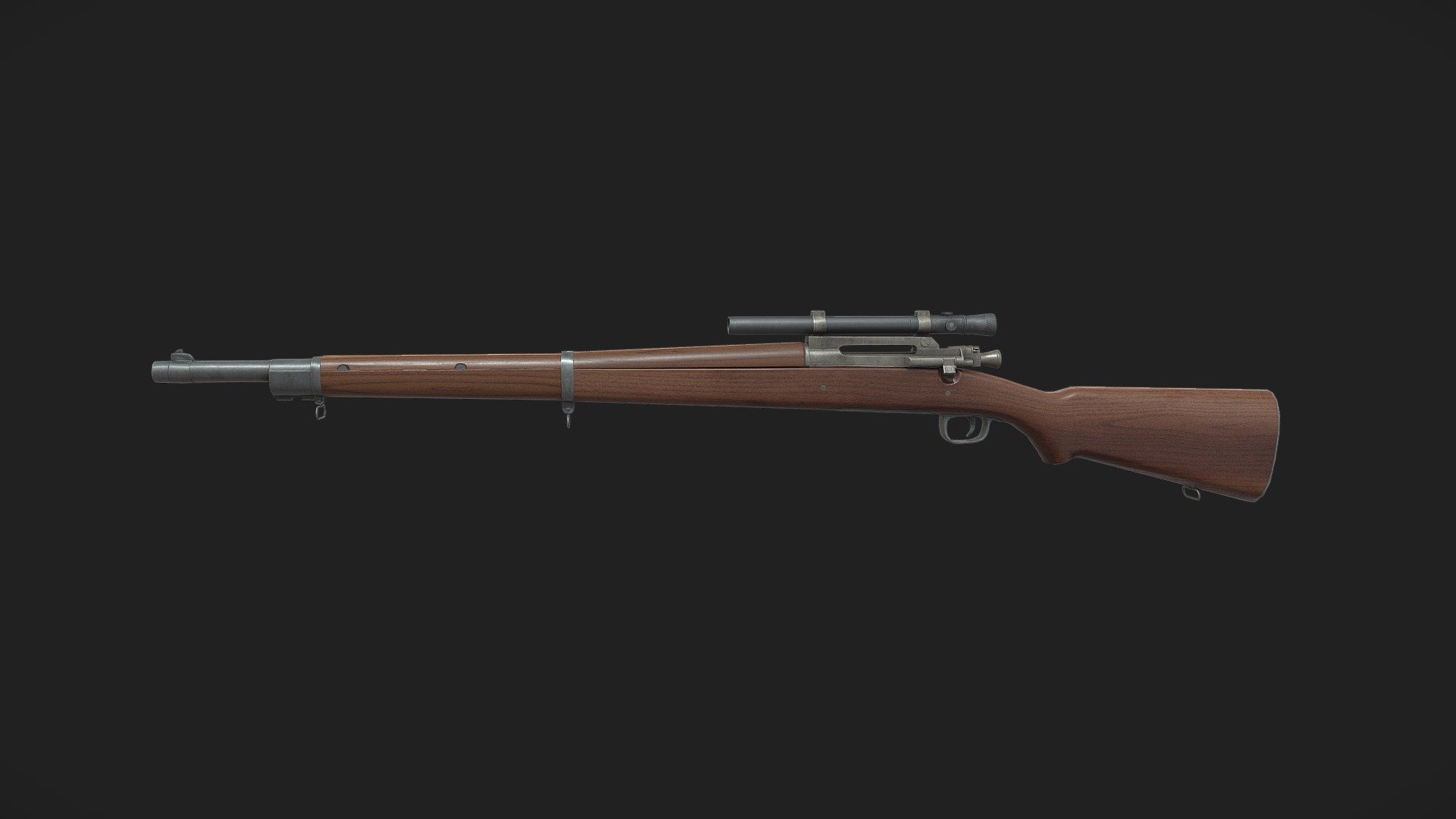 Gun M1903 model - Download Free 3D model by NghiaNguyeen (@kiroy2002 ...