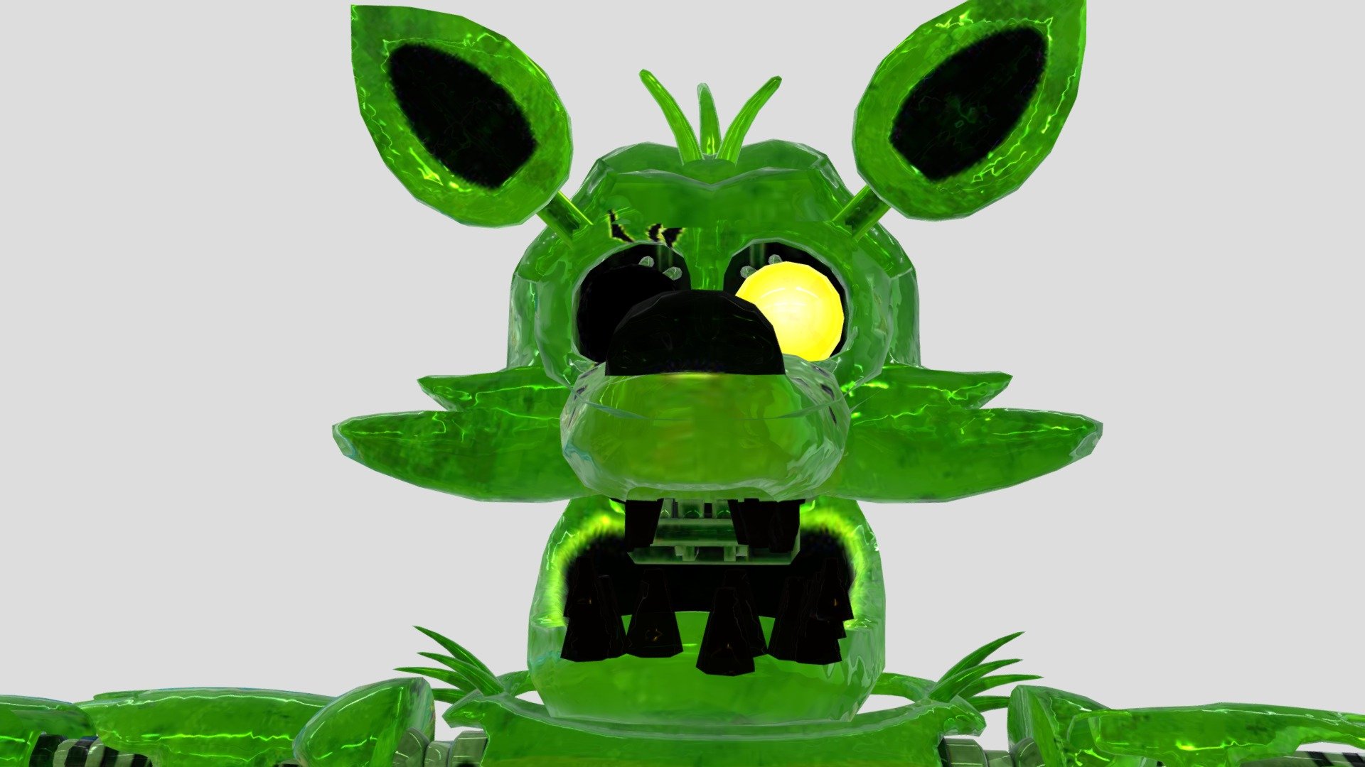 Shiny Radioactive Foxy - Download Free 3D model by Forsaken AR Official ...