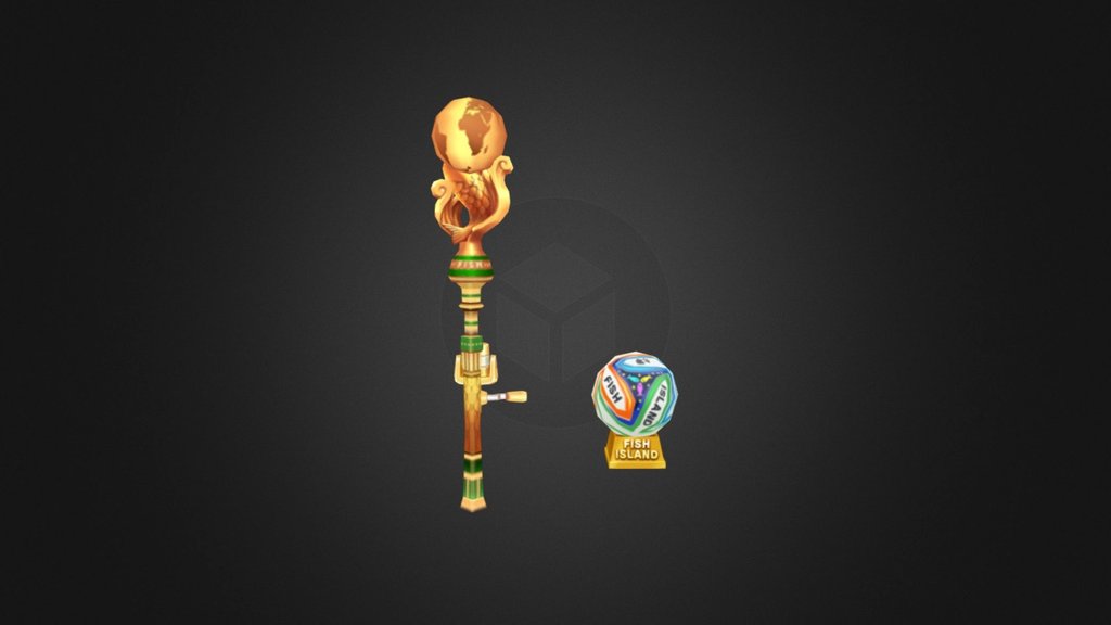 Fishing Game Rod - 3D model by masato suzuki (@masatosuzuki) [4dc1a80 ...
