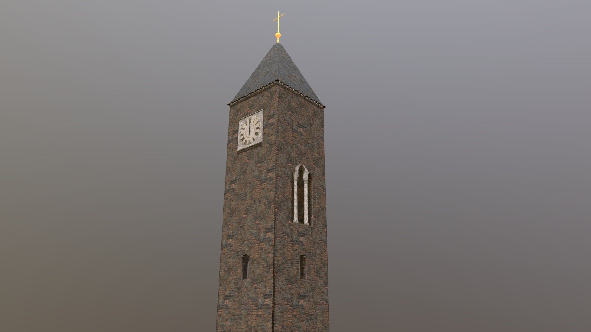 Old stone clocktower - Buy Royalty Free 3D model by Thomas Binder ...