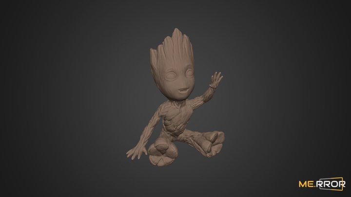 Groot-figure 3D models - Sketchfab