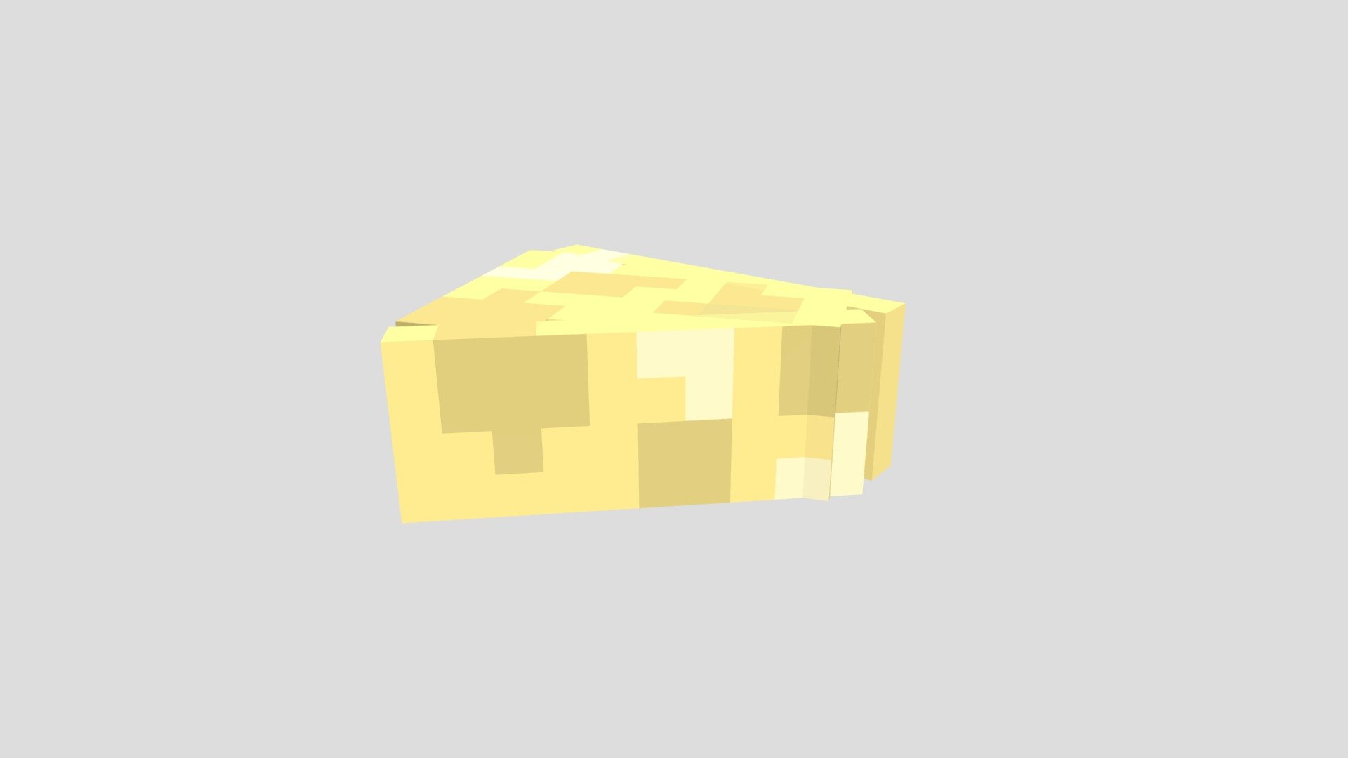 Cheese - 3D model by Flatdoge [4dc236d] - Sketchfab