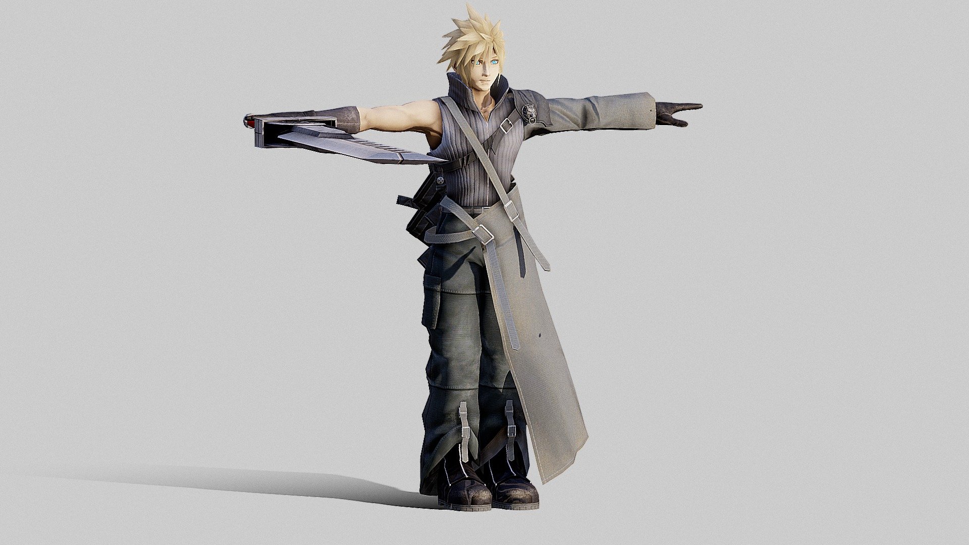 Cloud Advent Children - Download Free 3D model by 雨宮レン (@oscar3dmodel ...