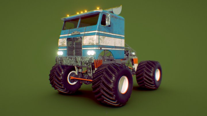 Monstertruck 3D models - Sketchfab