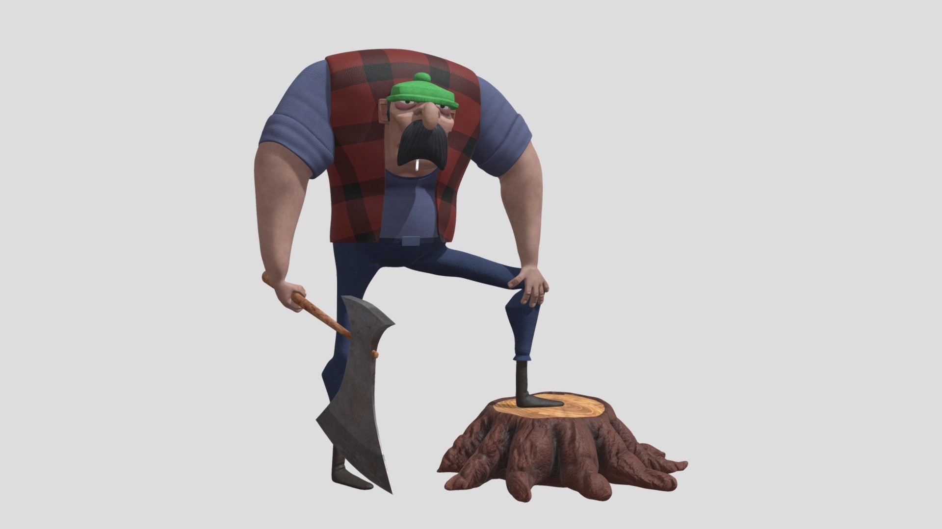 The Lumberjack - 3D model by Brus (@braisgarcia99) [4dc4c49] - Sketchfab