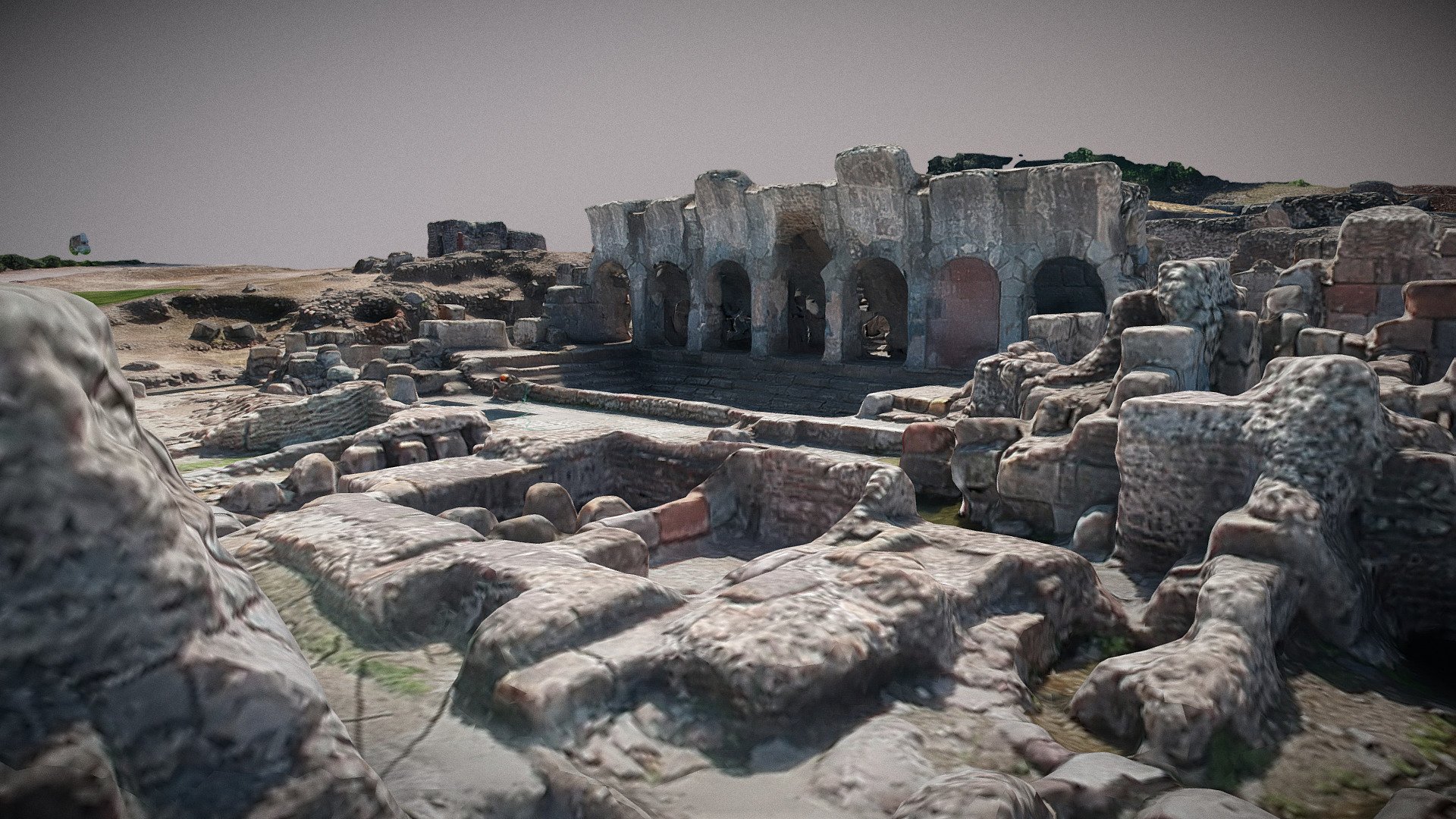 Fordongianus-Terme Romane - 3D model by ManDrOne [4dc51f9] - Sketchfab