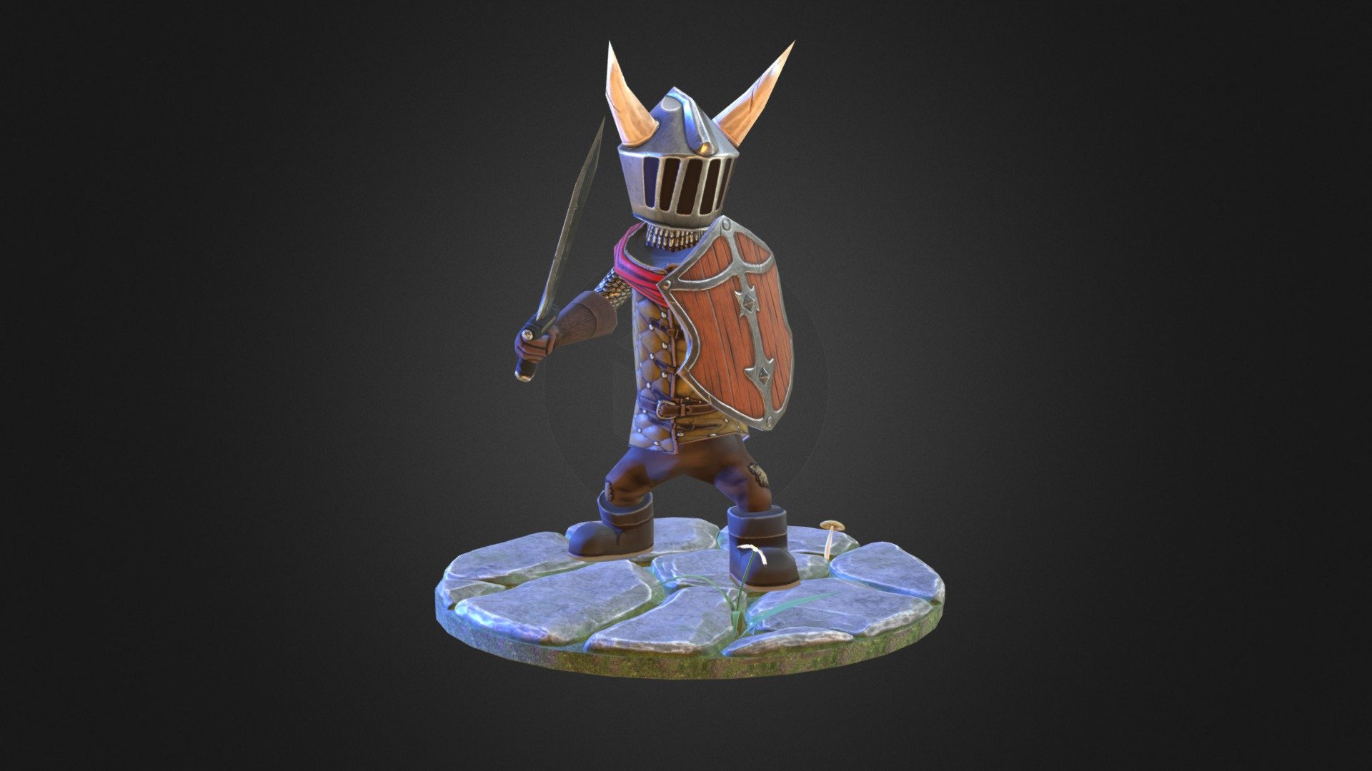 The Little Knight - Version 2 - 3D model by wonka3d [4dc879b] - Sketchfab