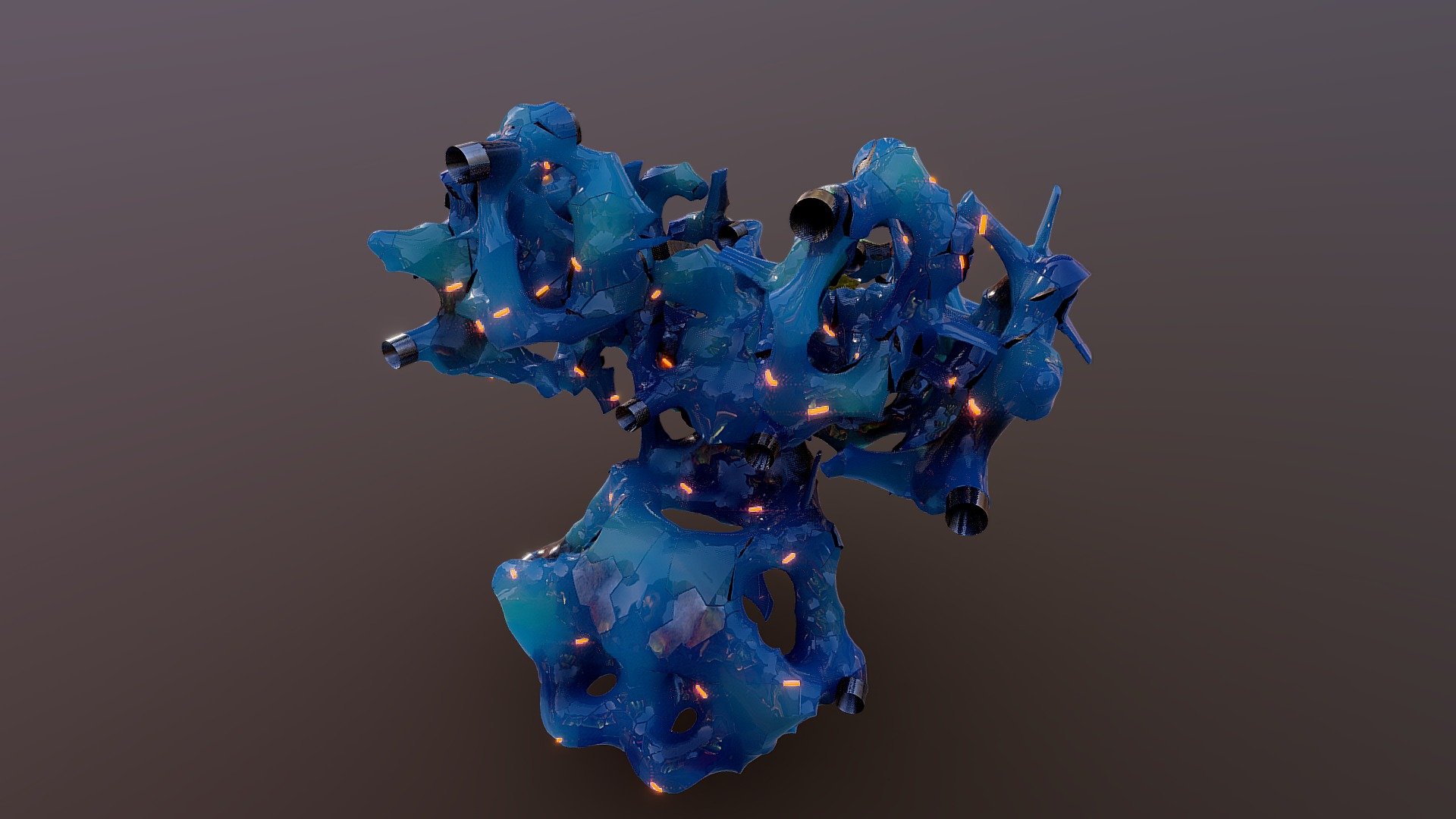 Procedural Hard Surface Modeling Test 8.X4 - 3D model by asaito ...