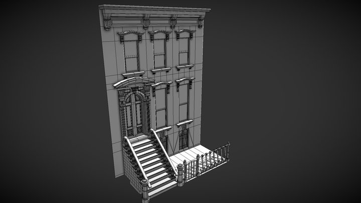 Brownstone 3D models - Sketchfab