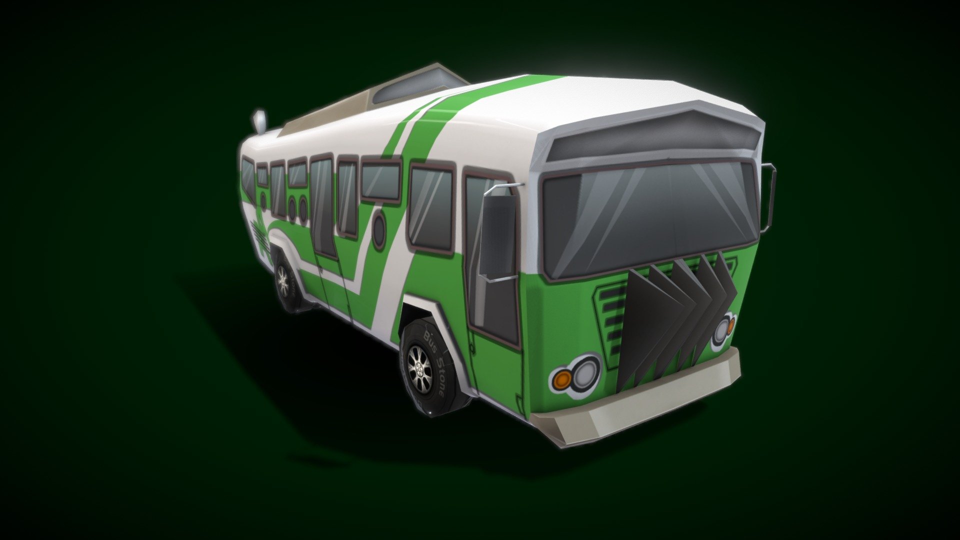Cartoon_bus pack - Buy Royalty Free 3D model by V5 (@sakurav) [4dcd343 ...