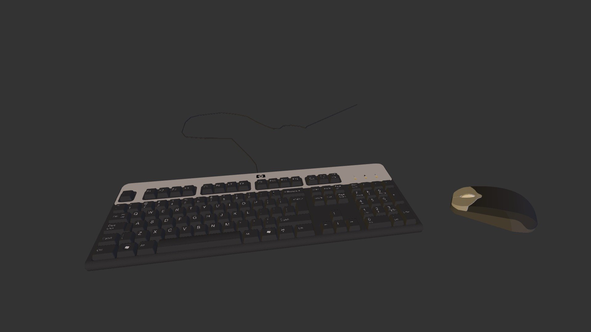 Keyboard and Mouse - 3D model by delmark2k12 [4dcdd09] - Sketchfab