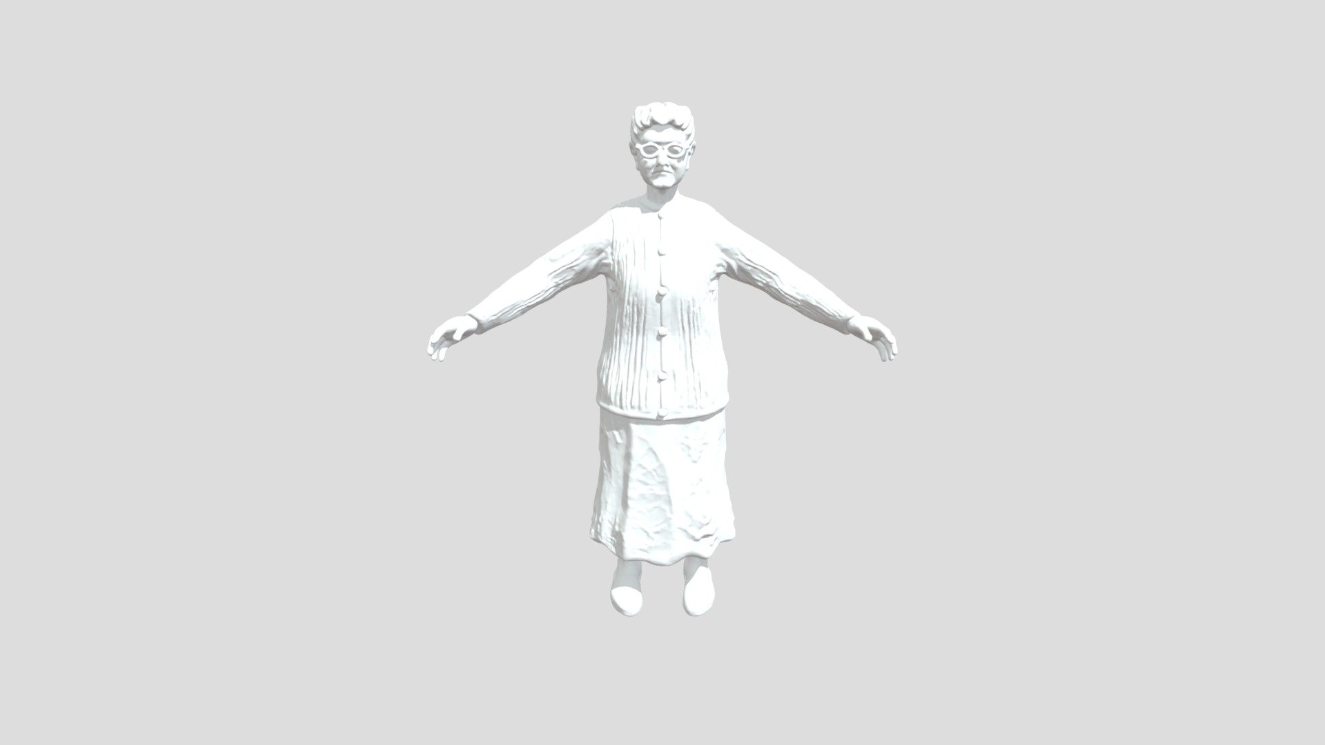Grandma Character Model - Download Free 3D model by Sam.Mestach ...