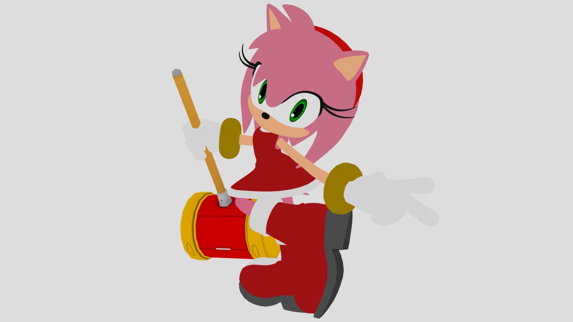 Wii U-Amy - Download Free 3D model by SMF Features Developed From ...