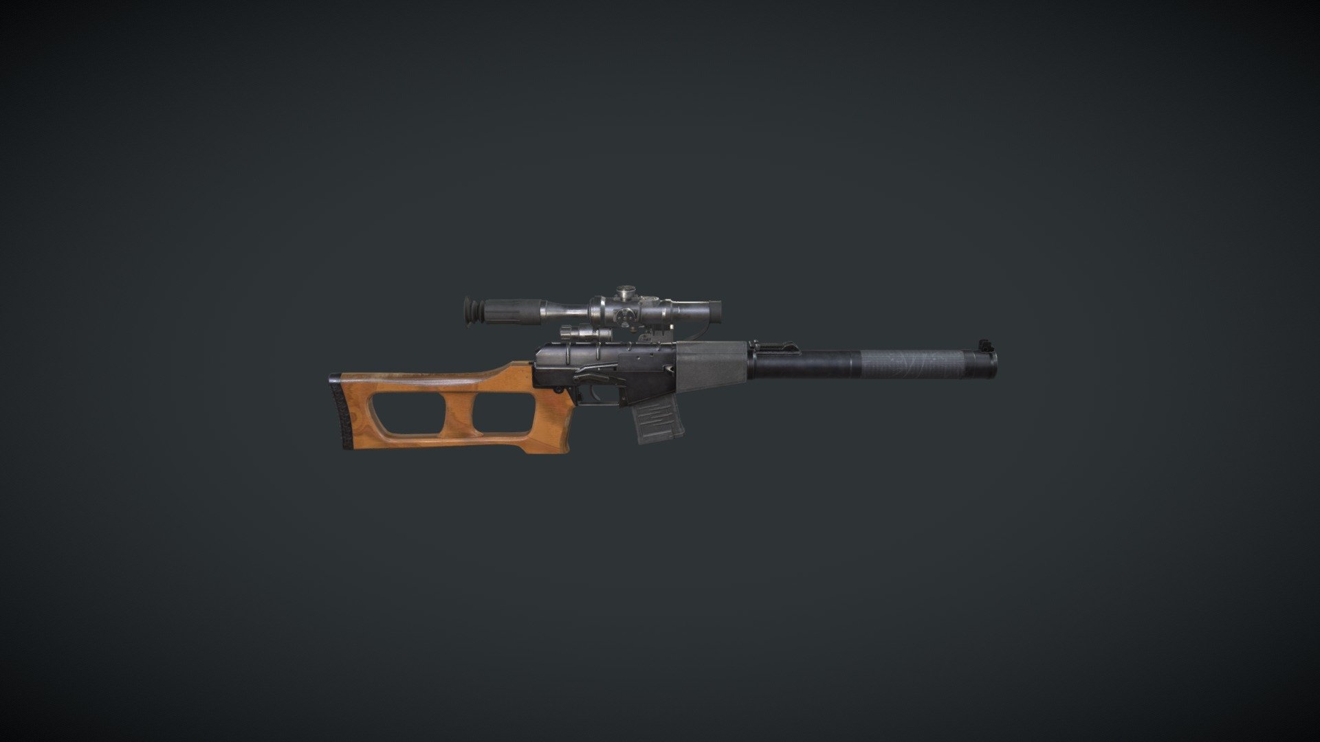Vss Vintorez - 3D model by petrovanton [4dd0b11] - Sketchfab