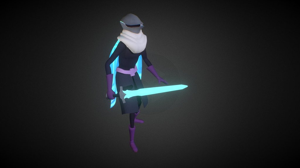 Video Game Knight - 3D model by Camille Vandenbussche (@camillevdb ...
