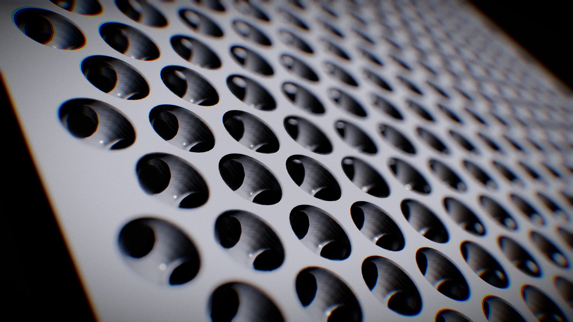 Mac Pro air vent hole pattern - 3D model by sy-kim [4dd2344] - Sketchfab