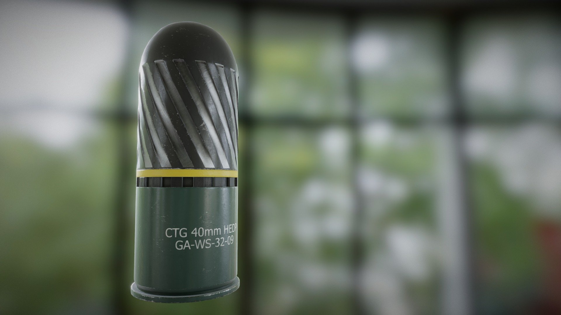 40 MM HE Grenade Concept Art - 3D model by mawgenesis [4dd2b52] - Sketchfab