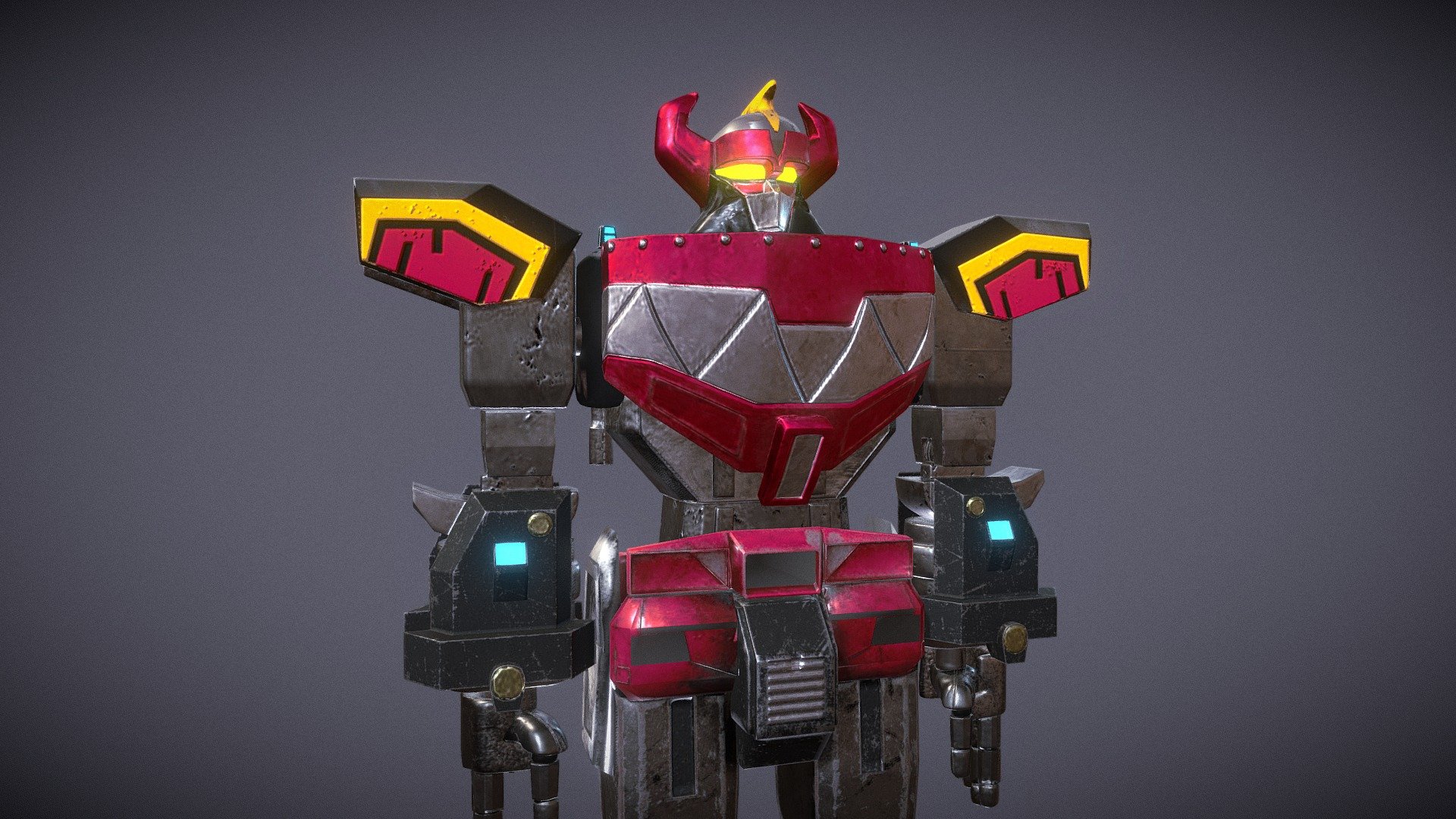 Megazord Model 3D - 3D model by Periferia (@agenciaperiferia) [4dd3ea4 ...
