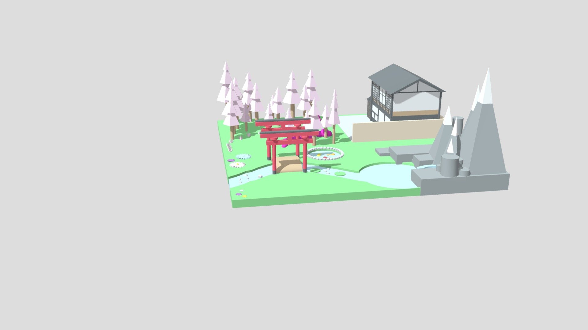 KyleS-Japanese Garden - Download Free 3D model by ksayavanh2023 ...