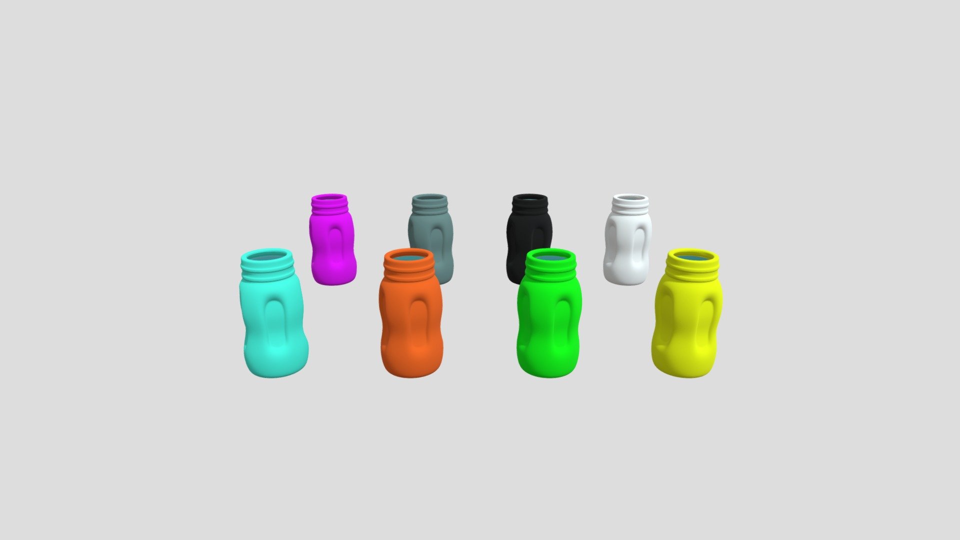 Water Bottle (Blender3D) - Download Free 3D model by MlgxArt [4dd80a3 ...