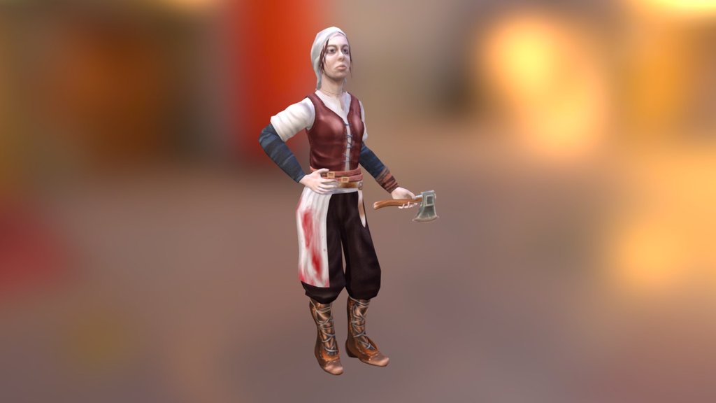 Butcher Animated - 3D model by julijachizij [4dd817d] - Sketchfab